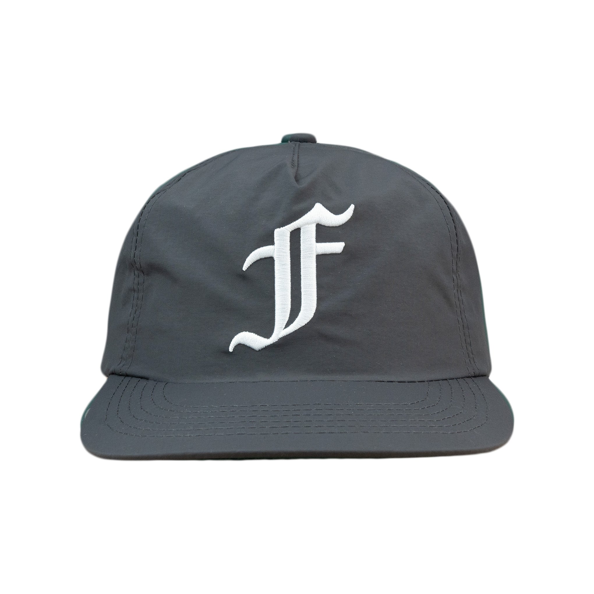 Old English F Cap - Charcoal Black – F AND CO.